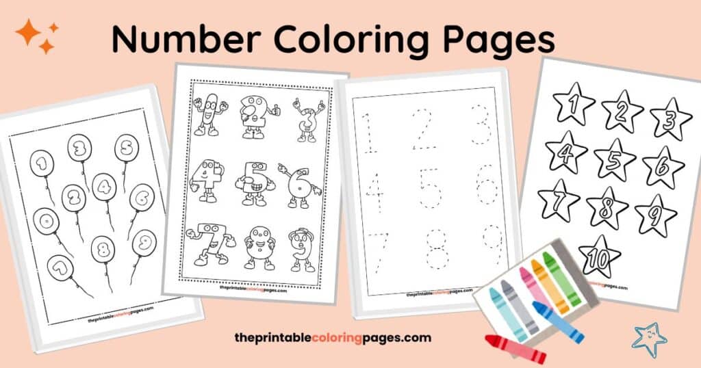 Fun and Free Numbers 1 to 10 Coloring Pages for Kids - The Printable ...