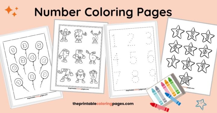 Fun and Free Numbers 1 to 10 Coloring Pages for Kids - The Printable ...