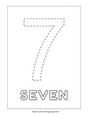 Free Printable Number 7 Coloring Pages for Preschoolers - The Printable ...