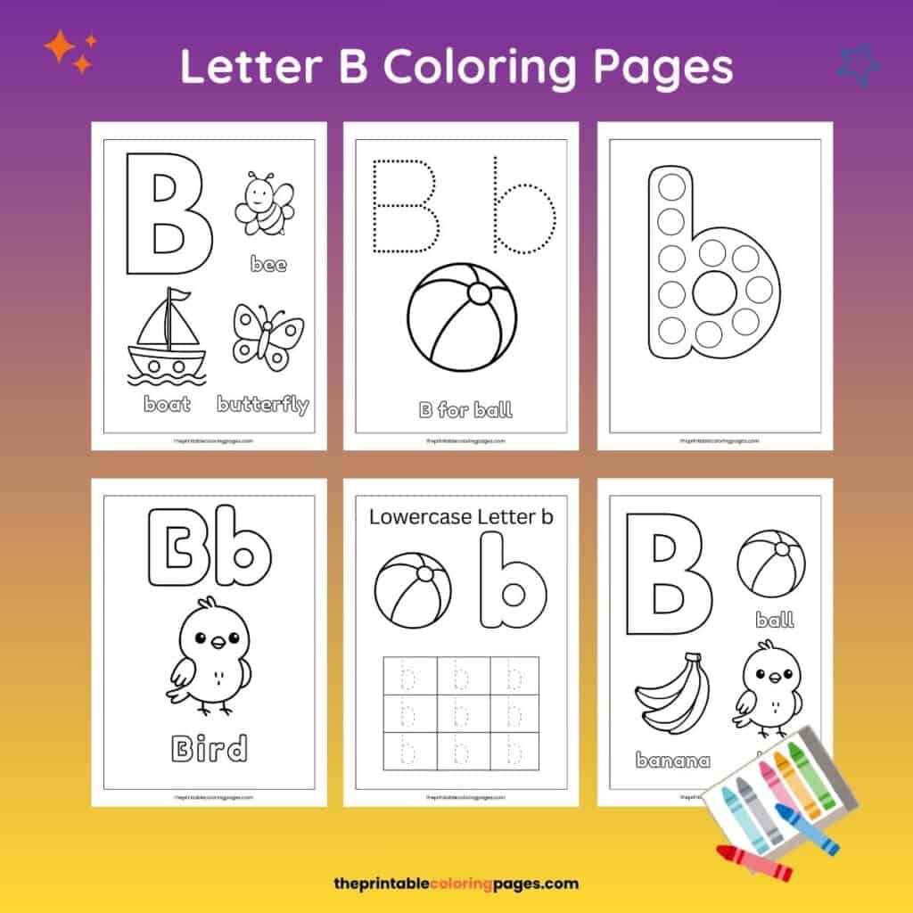 Letter B Coloring Pages (18 Free Printables!) - The Printable Coloring ...