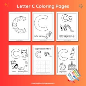 The Complete Collection of Letter C Coloring Pages (22+ Free Printables ...