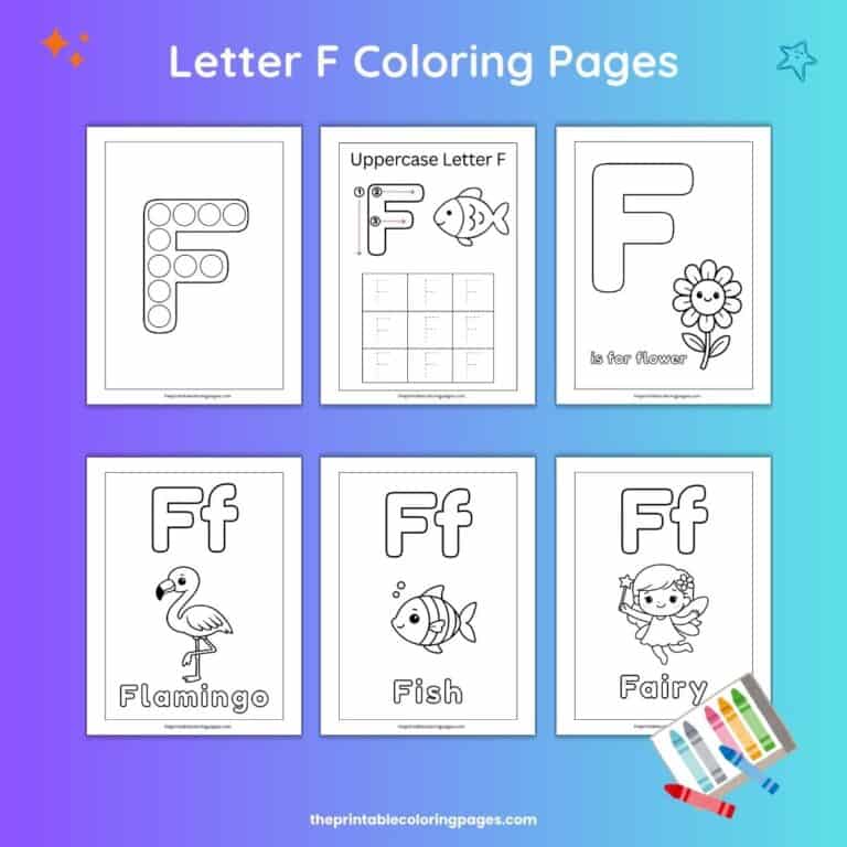 22 Free Printable Letter F Coloring Pages - The Printable Coloring Pages