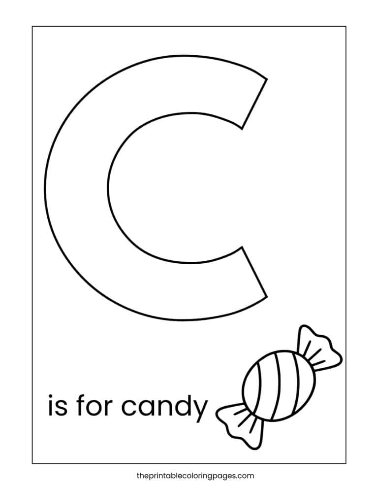 The Complete Collection of Letter C Coloring Pages (22+ Free Printables ...