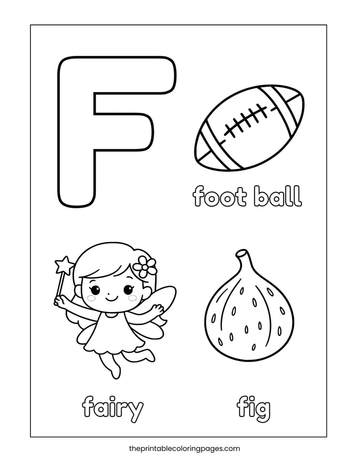 22 Free Printable Letter F Coloring Pages - The Printable Coloring Pages