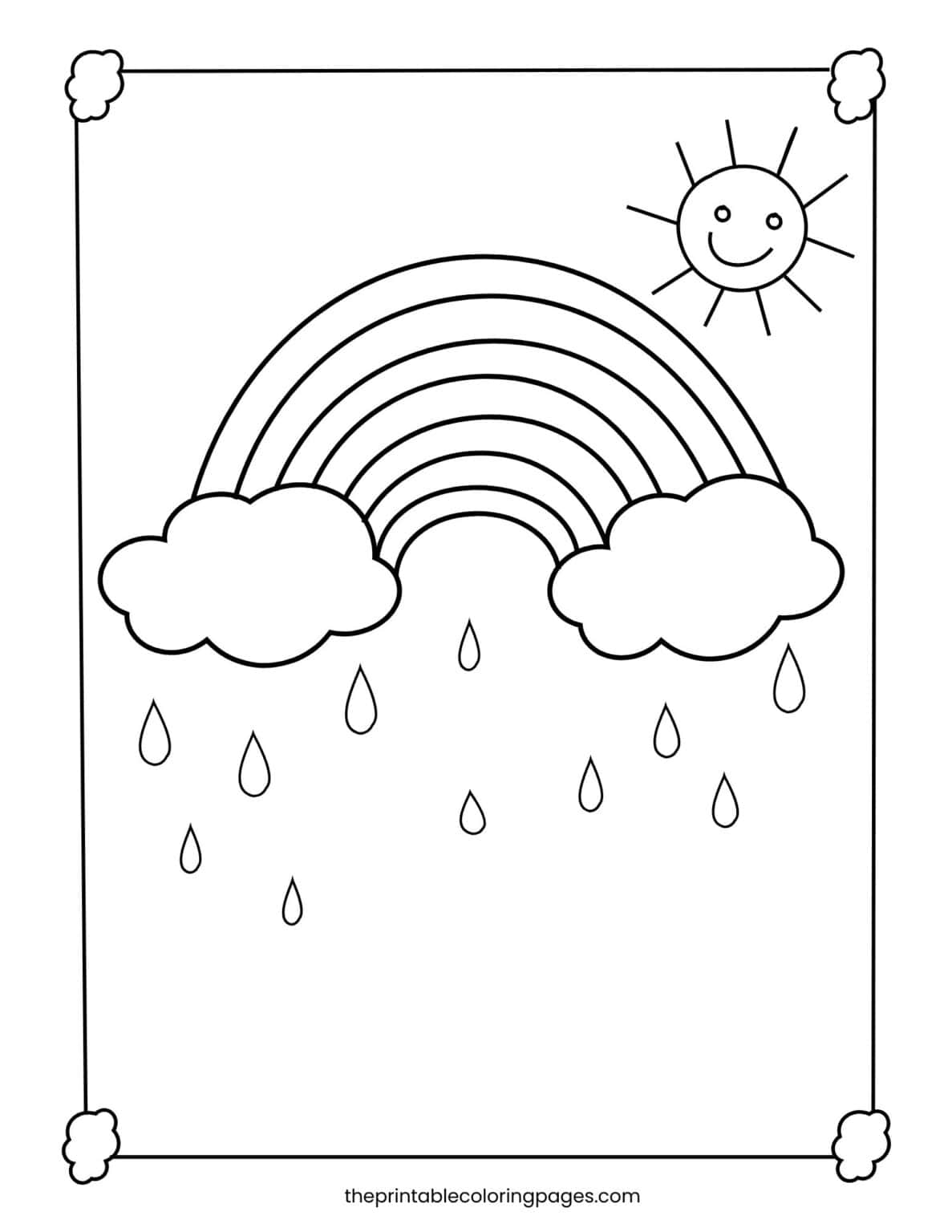 Free Printable Rainbow Coloring Pages: 9 Designs for Kids! - The ...