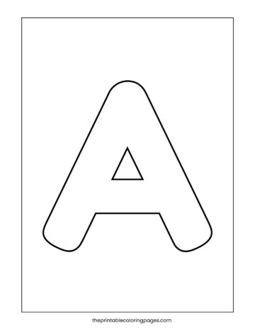 The Ultimate Collection of Letter A Coloring Pages (14+ Free Printables ...