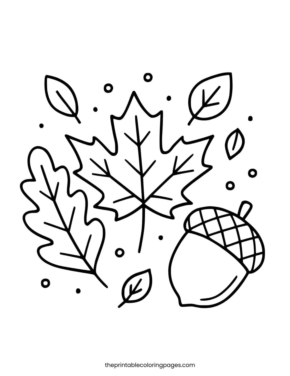 Free Printable Acorn Coloring Pages & Templates - The Printable ...