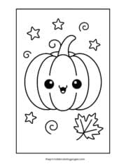 Simple Pumpkin Coloring Pages for Fun Fall Learning (21 Free Printables ...