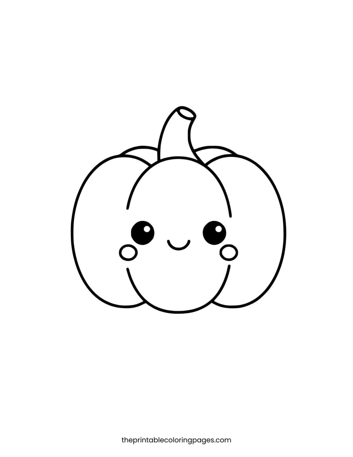 Simple Pumpkin Coloring Pages for Fun Fall Learning (21 Free Printables ...