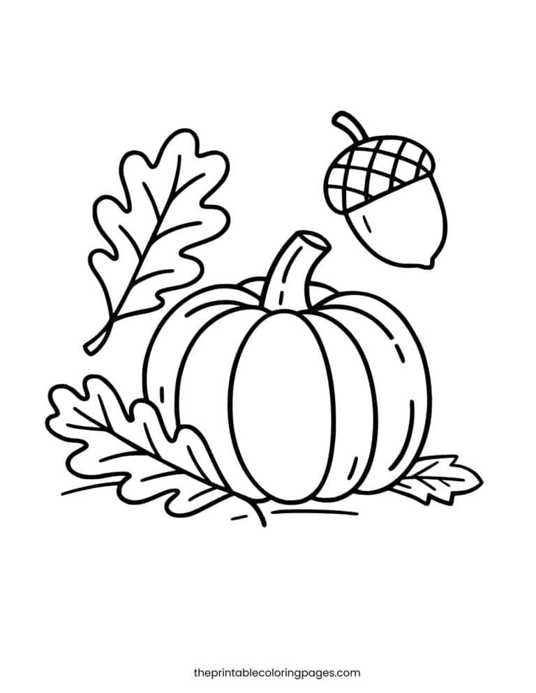Free Printable Acorn Coloring Pages & Templates - The Printable ...