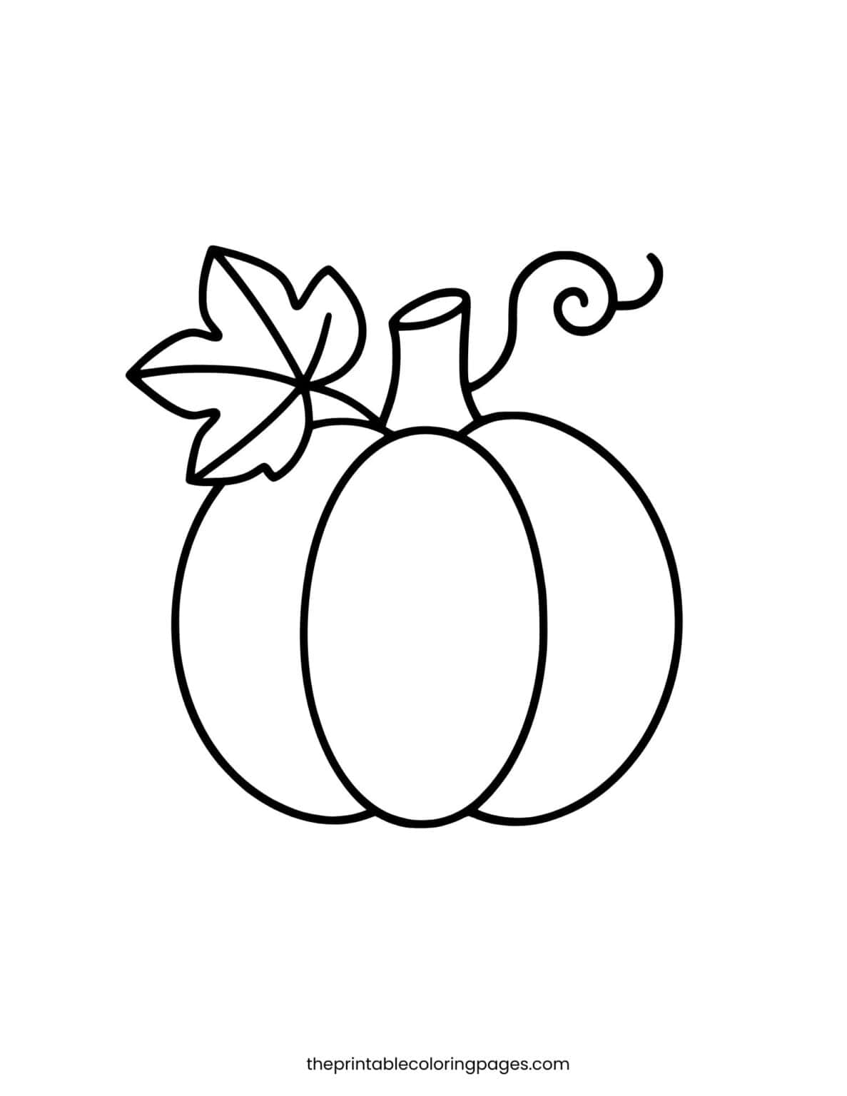 Simple Pumpkin Coloring Pages for Fun Fall Learning (21 Free Printables ...