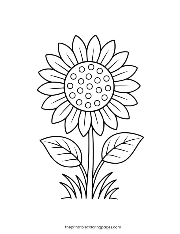 Sunflower Coloring Pages: Free Printable Sheets and Activity Templates ...