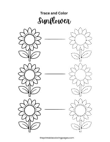 Sunflower Coloring Pages: Free Printable Sheets and Activity Templates ...