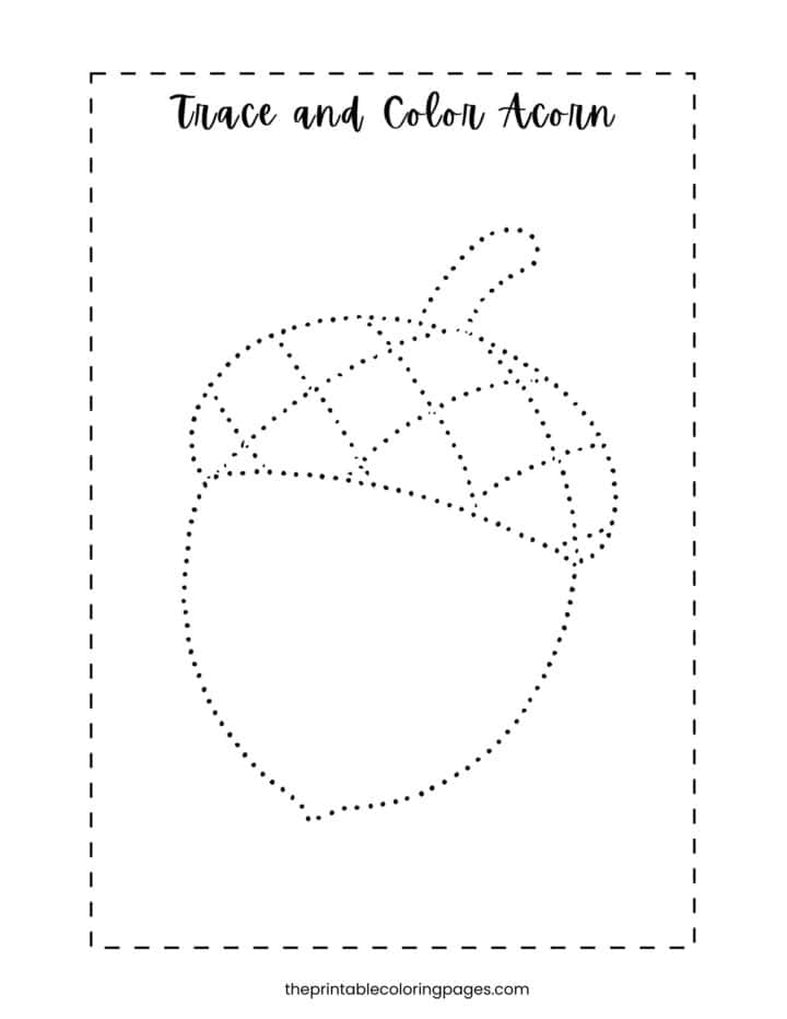 Free Printable Acorn Coloring Pages & Templates - The Printable ...