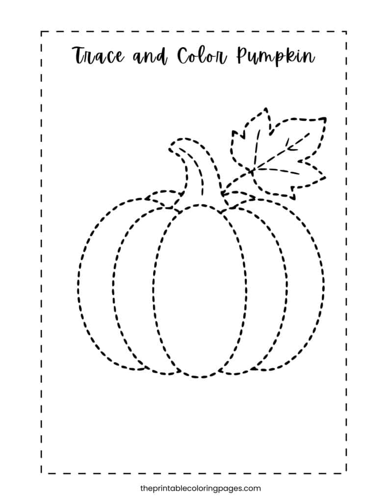 Simple Pumpkin Coloring Pages for Fun Fall Learning (21 Free Printables ...