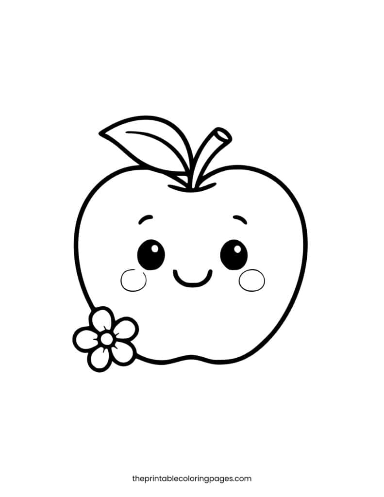 23 Free Printable Apple Coloring Pages and Templates for Fun Fall ...
