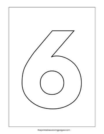 Free Printable Number Coloring Pages for Kids - The Printable Coloring ...