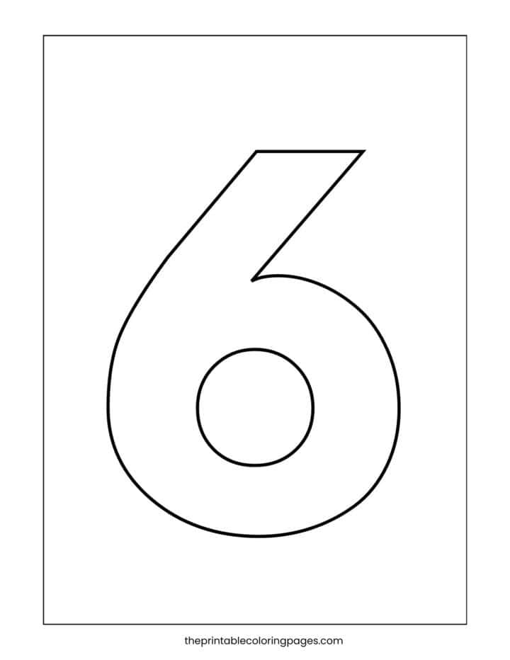 Free Printable Number Coloring Pages for Kids - The Printable Coloring ...