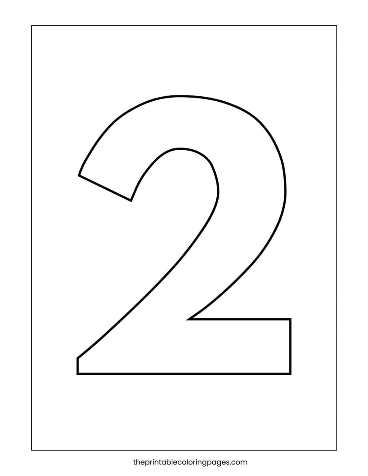 Free Printable Number Coloring Pages for Kids - The Printable Coloring ...
