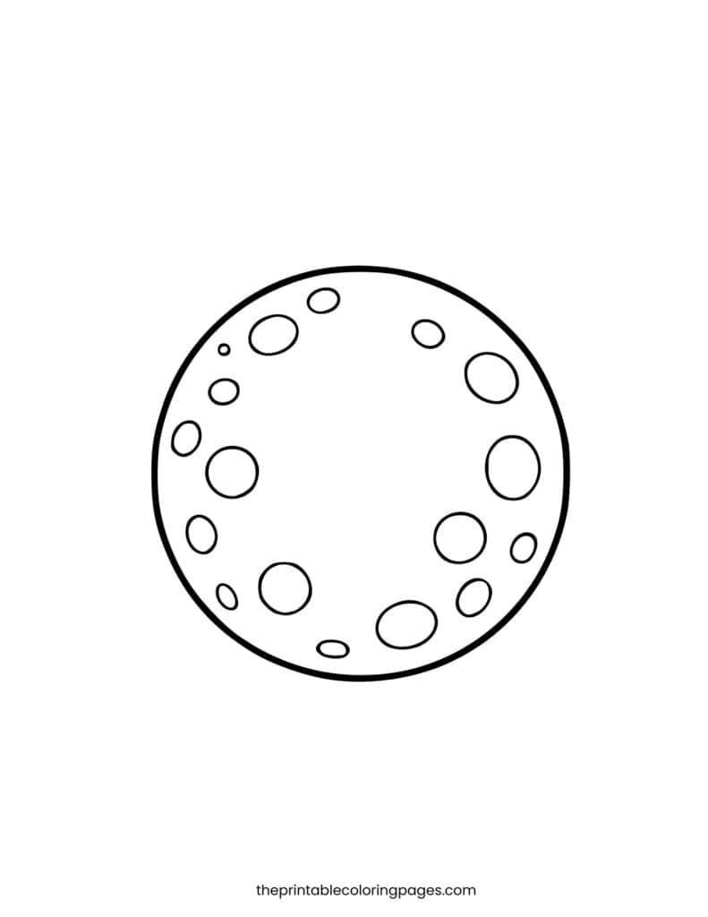 21 Free Printable Moon Coloring Pages for Kids - The Printable Coloring ...